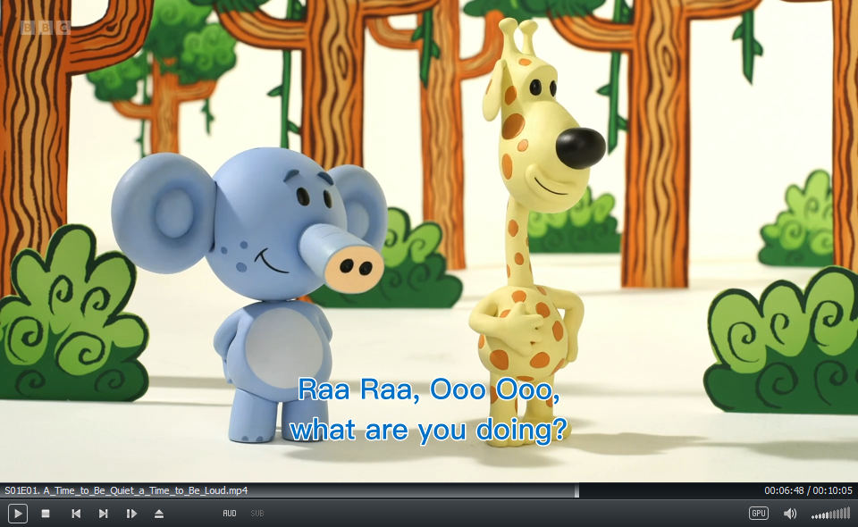 BBC英语启蒙动画Raa Raa the Noisy Lion闹腾的小狮子，适合0-8岁，全1-2季共51集，1080P高清视频带英文字幕 ...